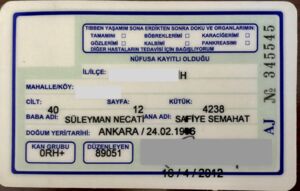 Functional Card: Turkish Driving Licence (Driving Licences, Türkiye ...