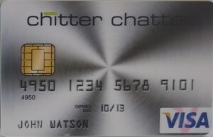 Functional Card: CC Visa (Banks, Worldwide(Visa) Col:WW-VISA-006