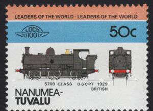 Stamp: 5700 Class 0-6-0 PT 1929 British (Tuvalu, Nanumea(Island NANUMEA ...