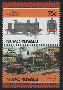 Stamp: 1880 1f, Uk (Tuvalu, Niutao(Island NIUTAO - Locomotives) Mi:TV ...