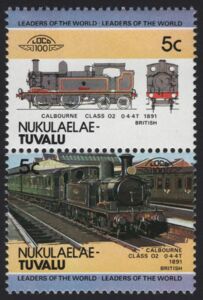 Timbre: Calbourne Class O2 0-4-4T 1891 British (Tuvalu, Nukulaelae ...