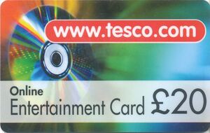 Gift Card: Entertainment Card (Tesco, United Kingdom of Great Britain ...