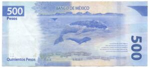 Banknote: 500 Pesos (Mexico(2017-2022 "Historical Identity and Natural ...