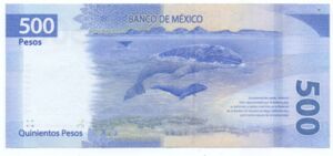 Banknote: 500 Pesos (Mexico(2017-2022 "Historical Identity and Natural ...