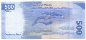 Banknote: 500 Pesos (Mexico(2017-2022 "Historical Identity and Natural ...