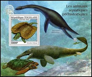 Stamp: Henodus chelyops (Togo(Prehistoric Water Animals (2022)) Col:TG ...