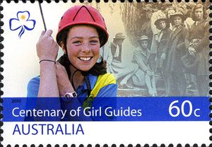 Stamp: Girl Guide (Australia(Centenary of Girl Guides in Australia) Mi ...
