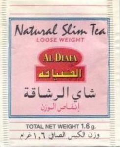 Tea Bag: Natural Slim Tea Loose Weight (Al Diafa, Saudi ArabiaCol:TB-SA ...