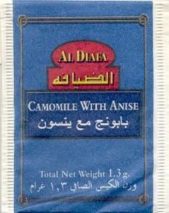 Tea Bag: Camomile With Anise, dif bag (Al Diafa, Saudi ArabiaCol:TB-SA-0009