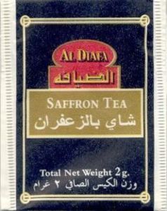 Tea Bag: Saffron Tea, dif bag (Al Diafa, Saudi ArabiaCol:TB-SA-0012