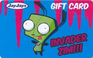Gift Card: Invader Zim (JayJays, Australia) (Nickelodeon) Col:AU-JJ-025