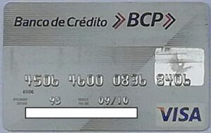 Tarjeta de Banco: Banco de Crédito - BCP (BCP - Banco de credito ...