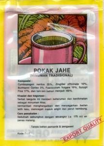 Tea Bag: Pokak Jahe Perusahaan Jamu Nyonya Ork (mustika ratu ...