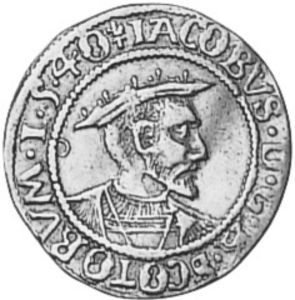 Coin: 2/3 Ducats (Scotland(1513~1542 - James V) Col:SQ-000013,WCC:mb59