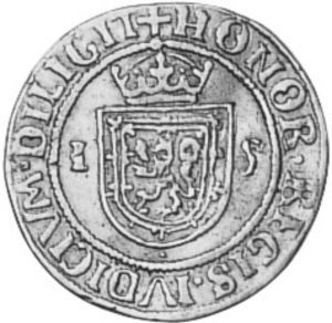 Coin: 2/3 Ducats (Scotland(1513~1542 - James V) Col:SQ-000013,WCC:mb59