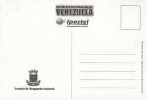 Tarjeta Postal: Servicio de Resguardo Nacional - Buque (Venezuela(- Ipostel - National Guard ...