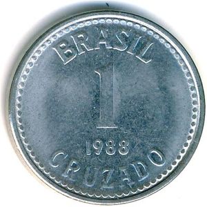 Moneda: 1 Cruzado (Brasil) (1986~1989 - Cruzado) WCC:km605