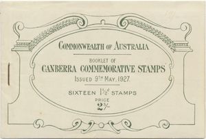 Stamp: Canberra (AustraliaMi:AU MH21,Sg:AU SB22,Un:AU L22