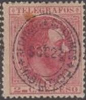 Stamp: Alfonso XII (Philippines(Recargo de Consumos - overprints on ...