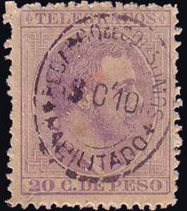 Stamp: Alfonso XII (Philippines(Recargo de Consumos - overprints on ...