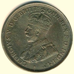 Coin: 1/12 Shillings ("Penny") (Jersey(1910~1936 - George V) WCC:km14