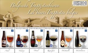 Stamp: Belgian Trappist Beers (Belgium(Trappist beers) Mi:BE BL165,Sn ...