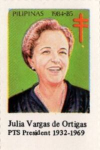 Stamp: Julia Vargas de Ortigas (Philippines: Cinderella Stamps ...