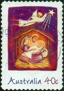 Stamp: Nativity Scene (Australia(Christmas 2002) Mi:AU 2188,Sn:AU 2110 ...