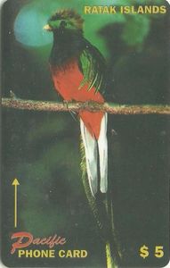 Carte téléphonique: Ratak - Tropical Parrot (FAKE Marshall Islands ...