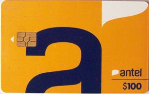 Tarjeta Telefónica: Antel Nuevo Logo (Antel, Uruguay(2010/11 - Chip ...