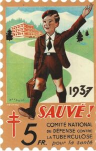 Stamp: Tuberculosis Charity. Save. Sauve (France: Cinderella Stamps ...