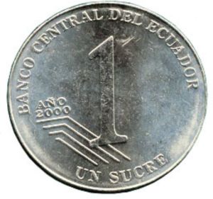 Moneda: 1 Sucre (Ecuador(2000~Actualidad - Dolarización) WCC:km110