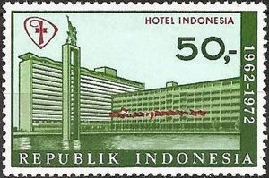 Stamp: Hotel Indonesia (IndonesiaMi:ID 710,Sn:ID 822,Yt:ID 634,Sg:ID ...