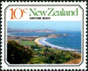 Stamp: Karitane (New Zealand(Scenery 1977 - Seascapes) Mi:NZ 716,Sn:NZ ...