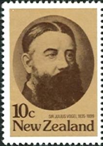 Stamp: Julius Vogel (1835-1899) (New Zealand(Statesmen) Mi:NZ 766,Sn:NZ ...
