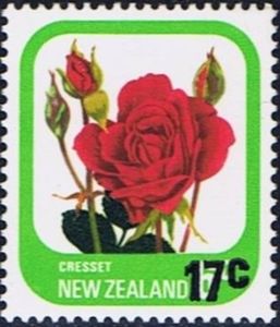 Stamp: Rose "Cresset" - Surcharged (New Zealand(Roses) Mi:NZ 789,Sn:NZ ...