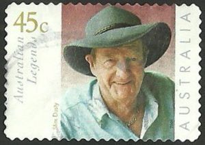 Stamp: Slim Dusty Wearing "Sundowner" Hat (Australia(Australian Legends ...