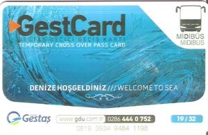 Transport Ticket: MİDİBUS/MIDIBUS (Gestas, Türkiye (Turkey)(GestCard ...