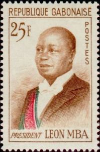 Stamp: President Leon Mba (Gabon(President Leon Mba) Mi:GA 169,Sn:GA ...