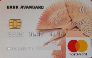 Bank Card: Wooden bird (Bank Avangard, RussiaCol:RU-MC-2904
