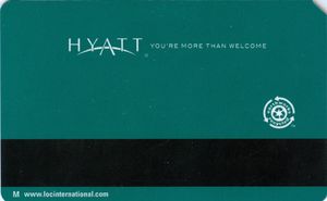 Hotel Card: Hyatt - You're more than welcome (green) (Hyatt, United ...
