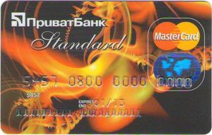 Bank Card: Privatbank MC Standard (PrivatBank, UkraineCol:UA-MC-0177.01