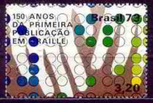 Stamp: 150 Years Braille Publication (BrazilMi:BR 1749,Sn:BR 1650a,RHM ...