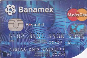 Tarjeta de Banco: B-smart (Banamex, MéxicoCol:MX-MC-0011.01