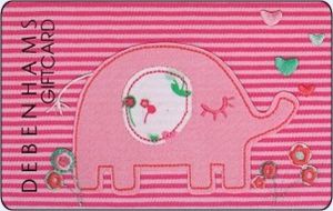 Gift Card: Elephant (Debenhams, United Kingdom of Great Britain ...