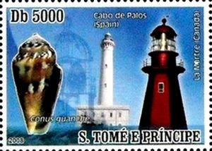 Stamp: La Martre - Canada, Cone Snail (Conus guanche) (São Tomé and ...