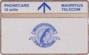 Phonecard: Telecom's Logo - Without Line (422A) (Mauritius Telecom ...
