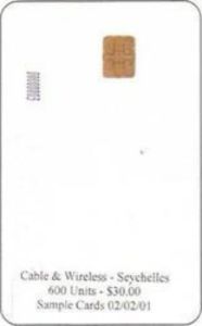 Phonecard: Sample Cards (Test, Proof, Sample & Expo Cards, Seychelles ...
