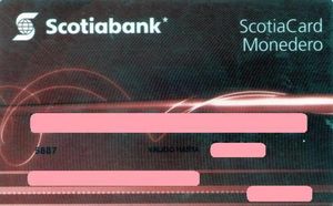 Bank Card: ScotiaCard Monedero (Scotiabank, MexicoCol:MX-GM-0013