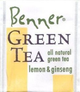 Tea Bag: Green Tea all natural green tea lemon & ginseng (Benner ...
